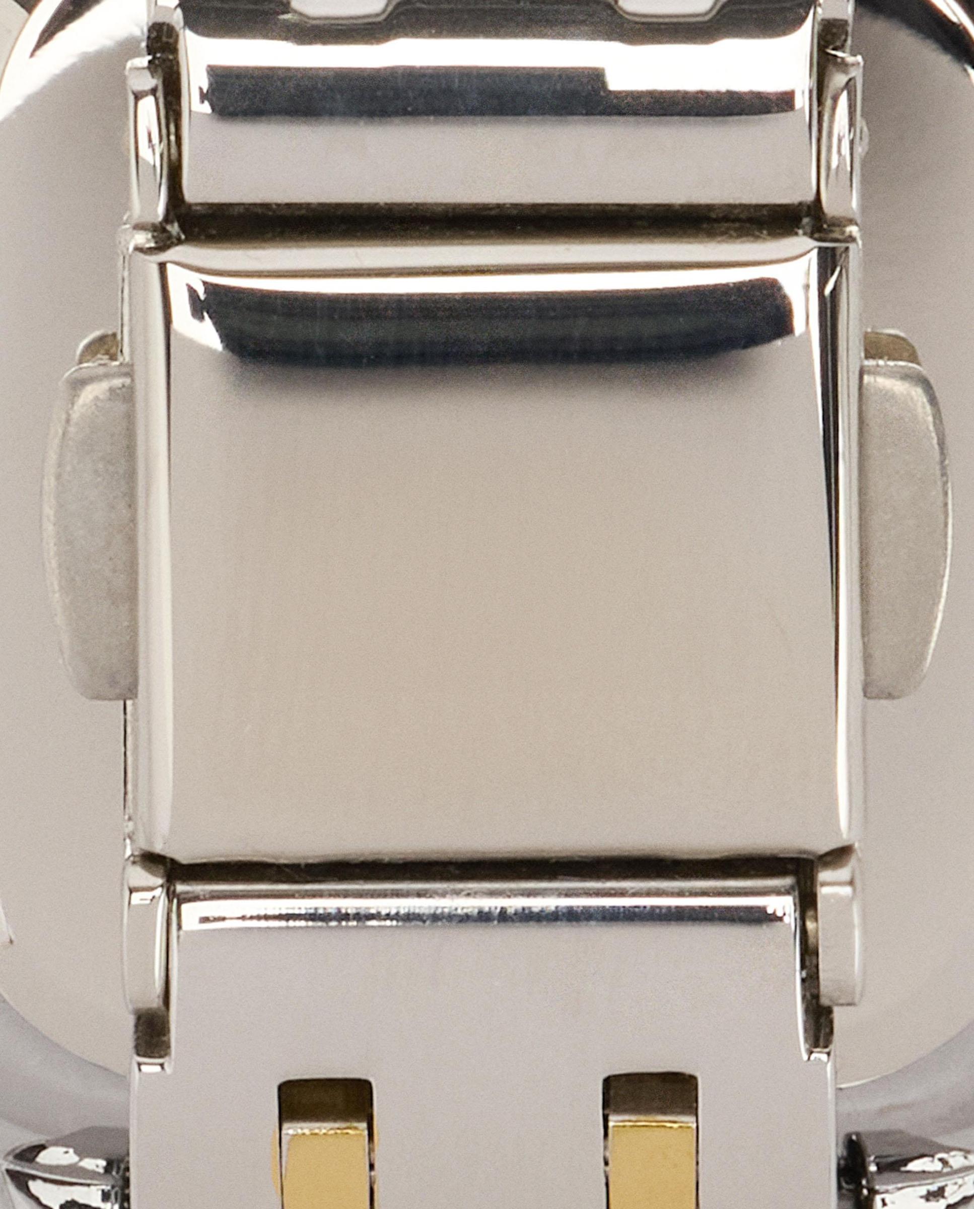 Reloj analógico de mujer Parfois de acero inoxidable cuadrado Plata ...