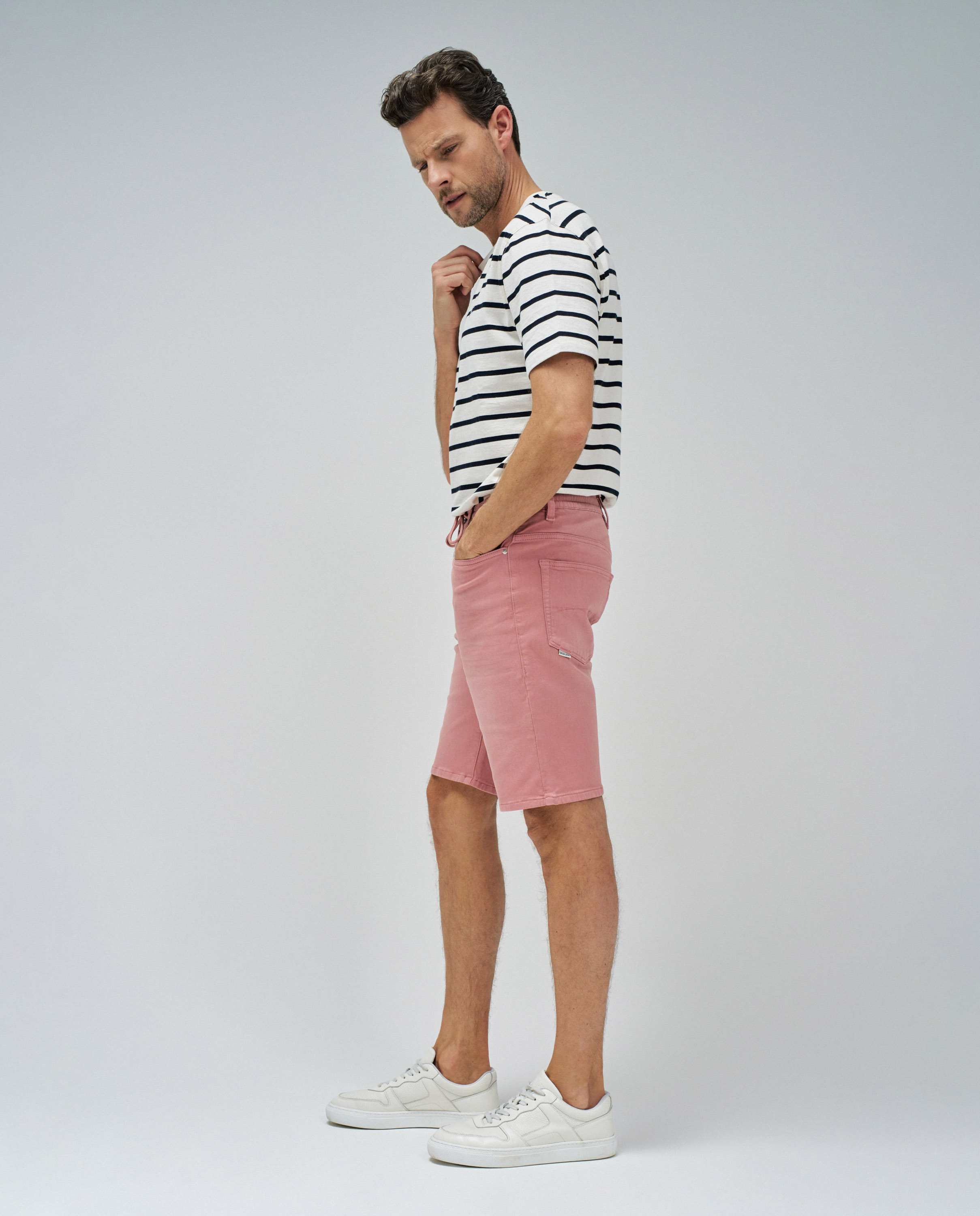 Pantalones cortos s-activ regular con cordón de hombre Rosa Salsa Jeans ...