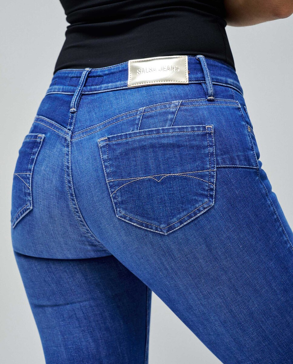 Vaqueros de mujer wonder push up cropped skinny · Salsa Jeans · El ...