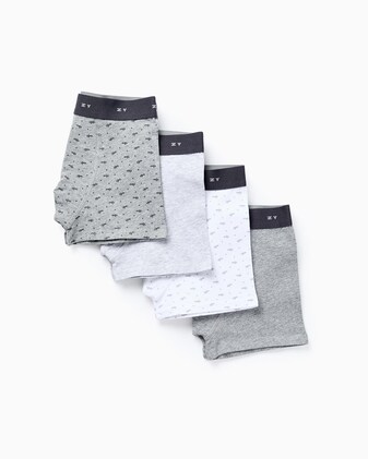 Pack de 4 bóxers de bebé niño lisos/con motivo con elasticidad · Zippy ...