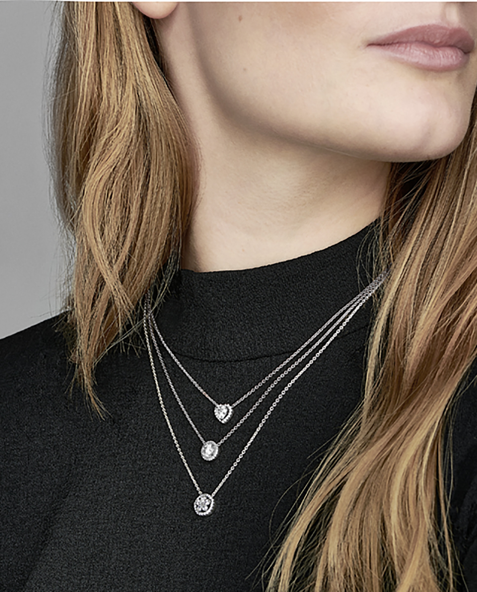 Collar Corazón en Relieve Blanco PANDORA · El Corte Inglés