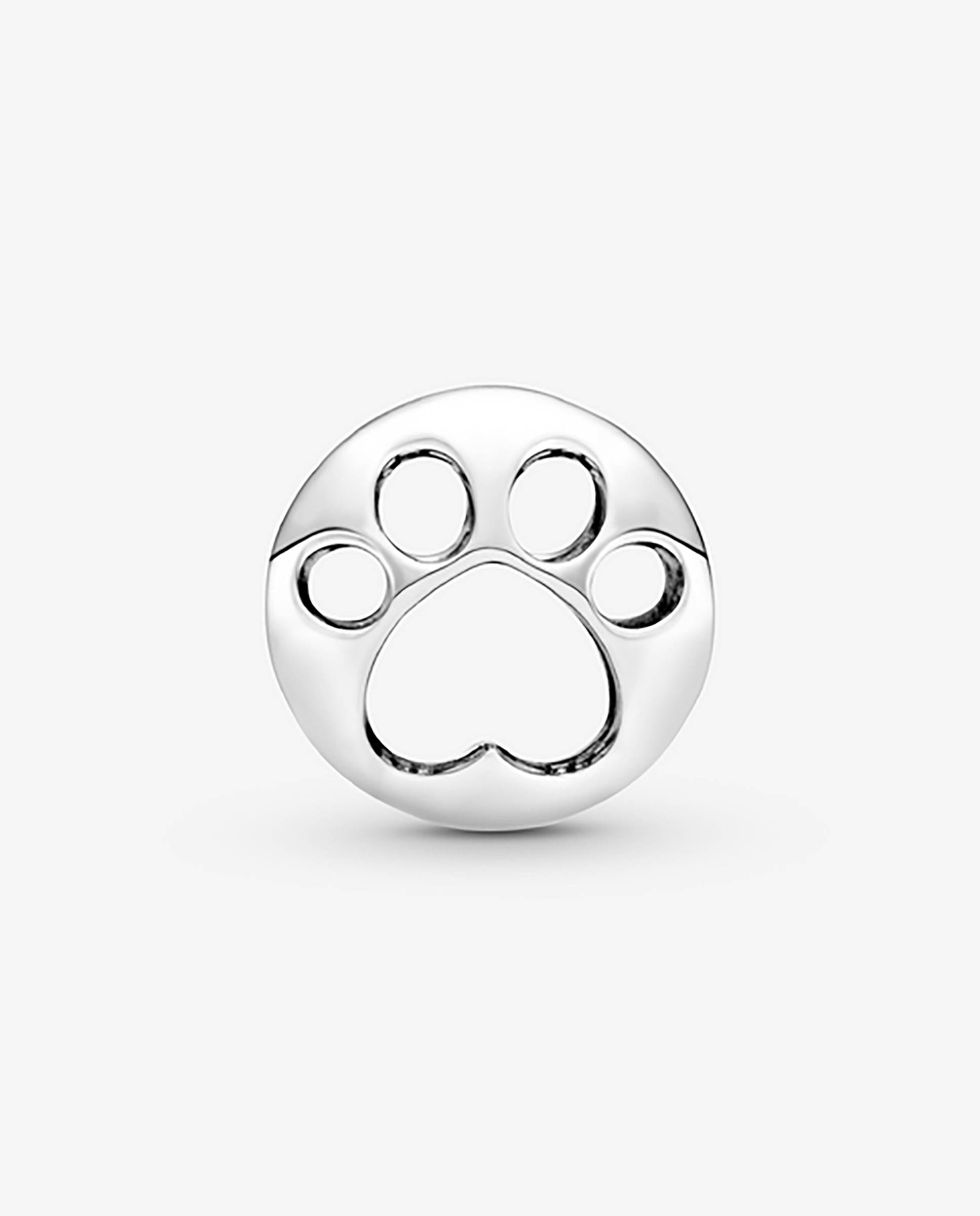 Charm en plata de ley Huella de Perro Plateado PANDORA · El Corte Inglés