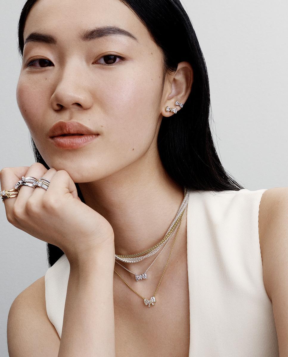 Collar Lazo Brillante Blanco PANDORA · El Corte Inglés