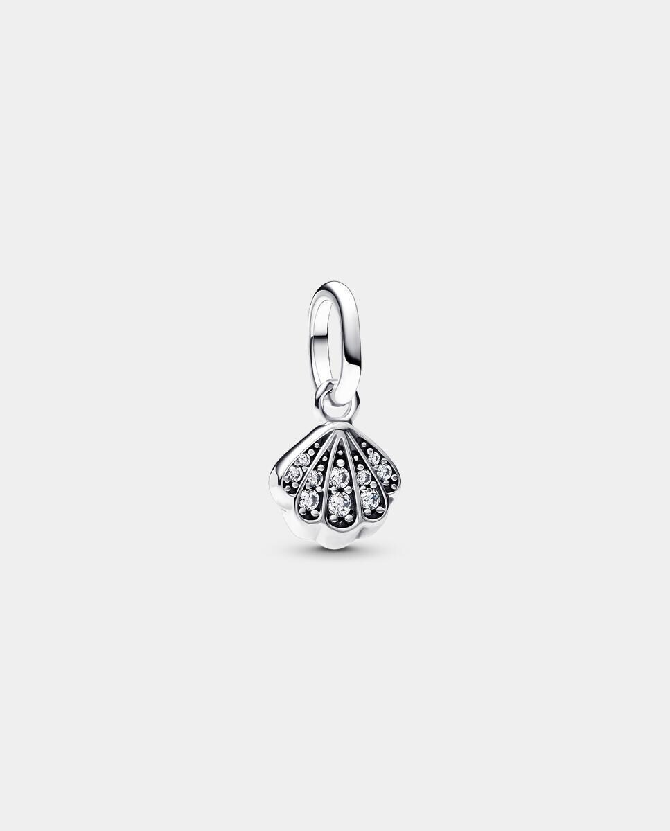 Charm en plata de ley MIni Colgante Concha Brillante · PANDORA · El ...