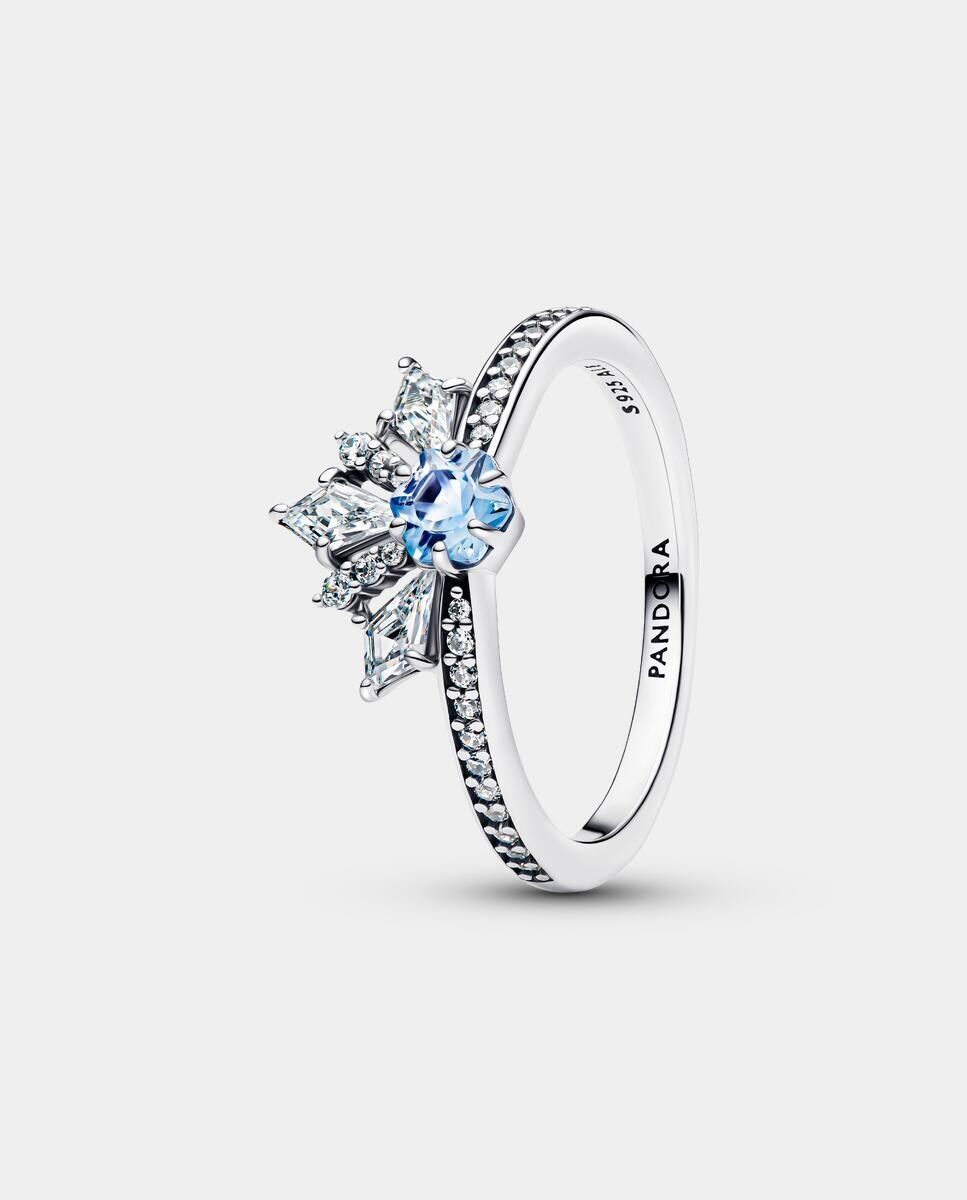 Anillo en plata de ley Tiara Reina Elsa de Frozen de Disney · PANDORA ...