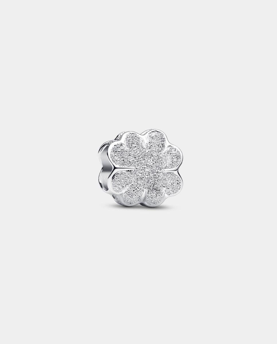 Charm en plata de ley MIni Trébol Textura Plateado · El Corte Inglés