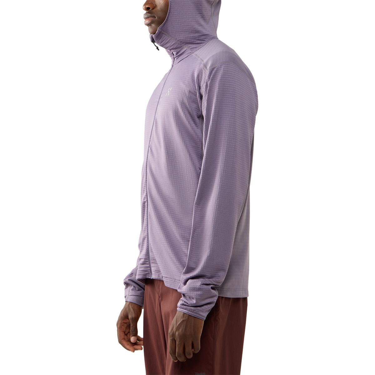 Capa intermedia de hombre L.I.M Mid Multi II Hood Haglöfs Morado · El ...