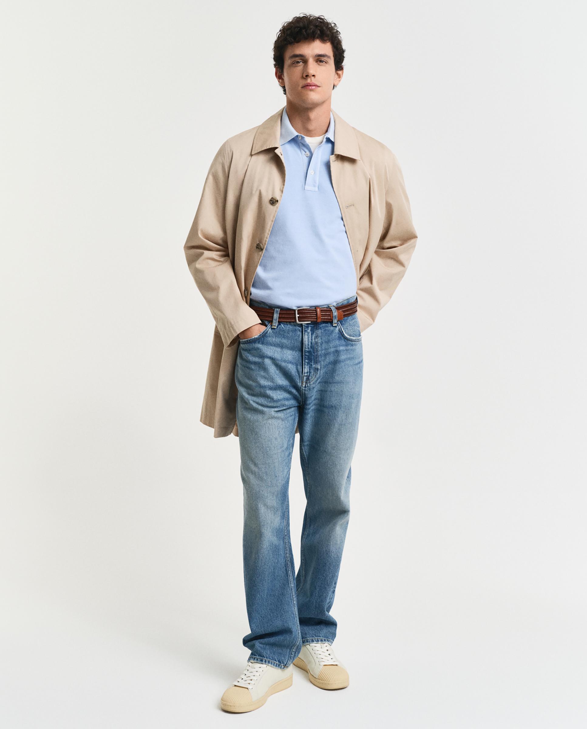 Polo de hombre Sunfaded de manga corta Azul claro · El Corte Inglés