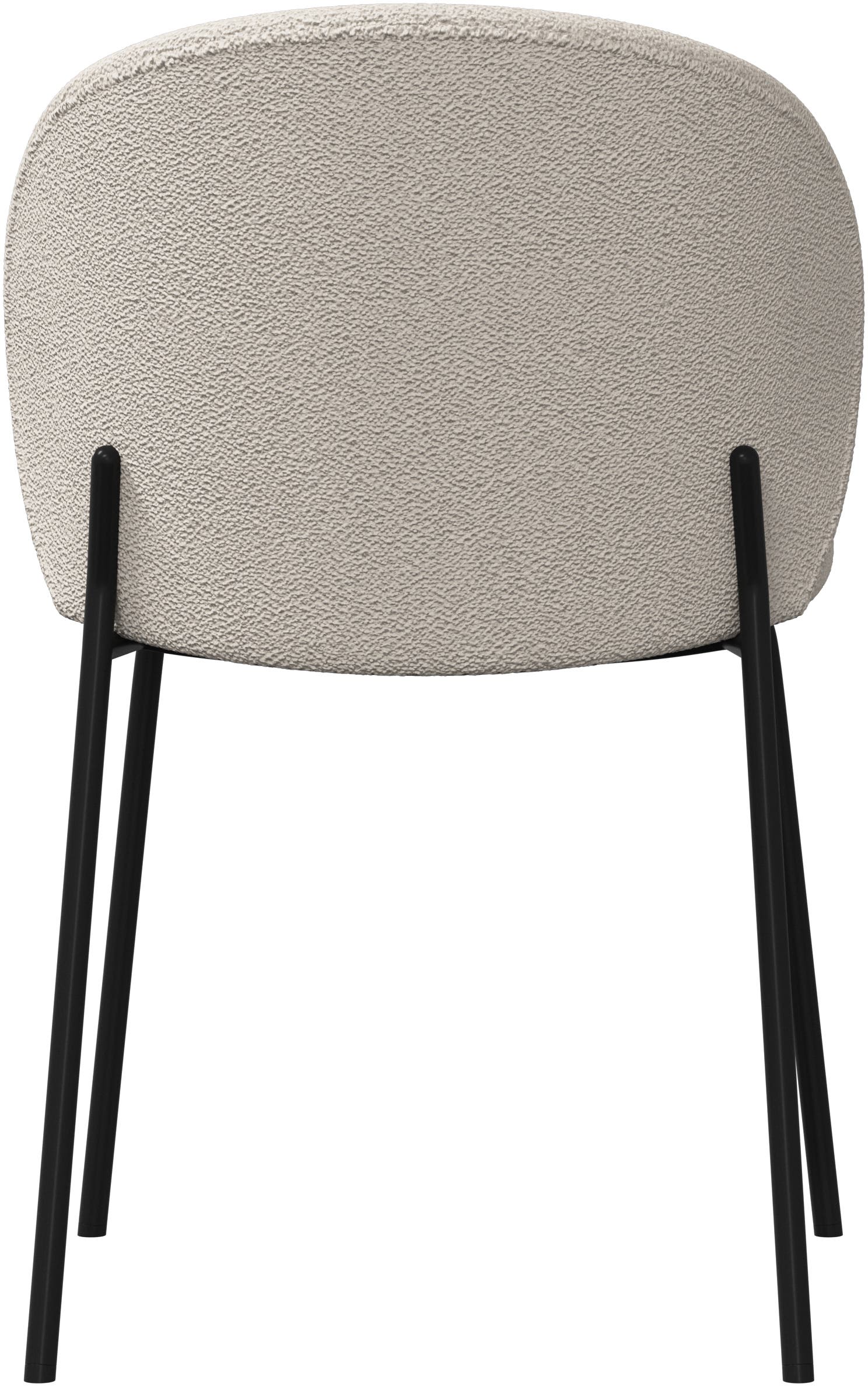 Pack de dos sillas Princeton negra tela Lazio BoConcept Blanco · El ...