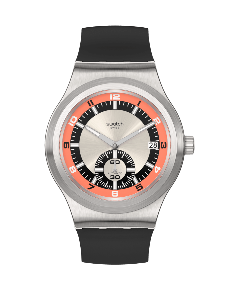 Reloj Confidence 51 con correa color negro de caucho · Swatch · El ...