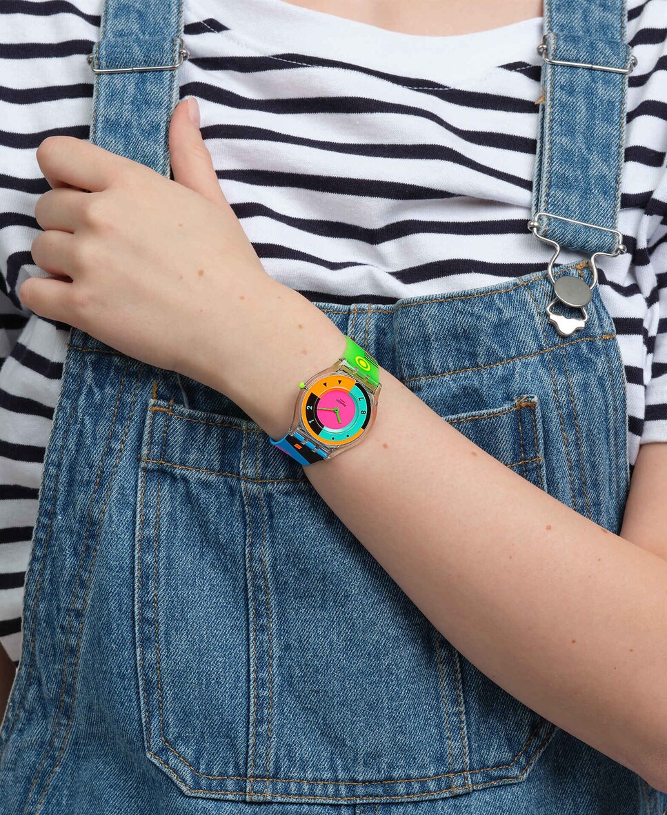 Reloj Swatch Neon Hot Racer de color negro y material bio · Swatch · El ...