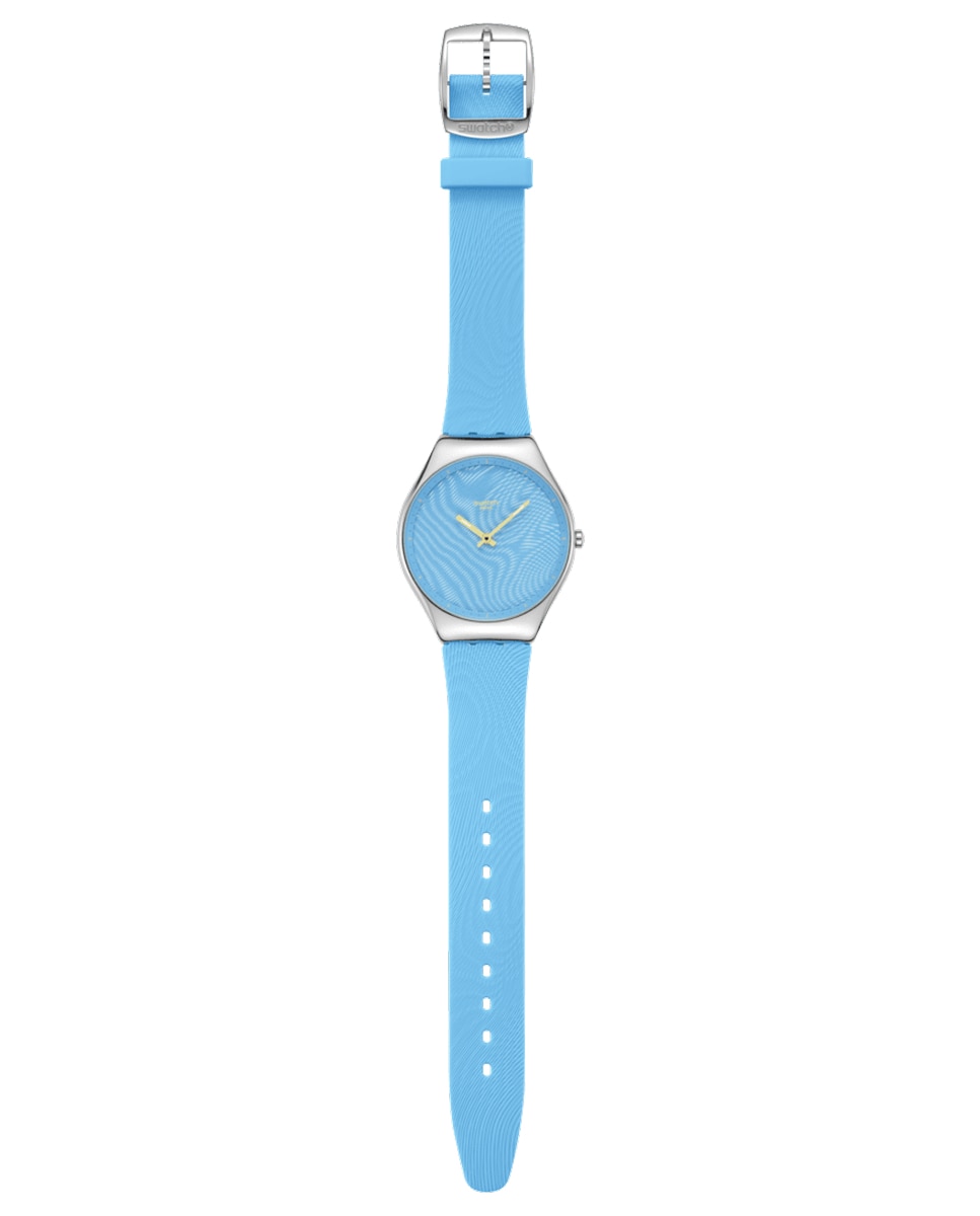 Reloj swatch iridescently blue con correa de silicona Azul · El Corte ...