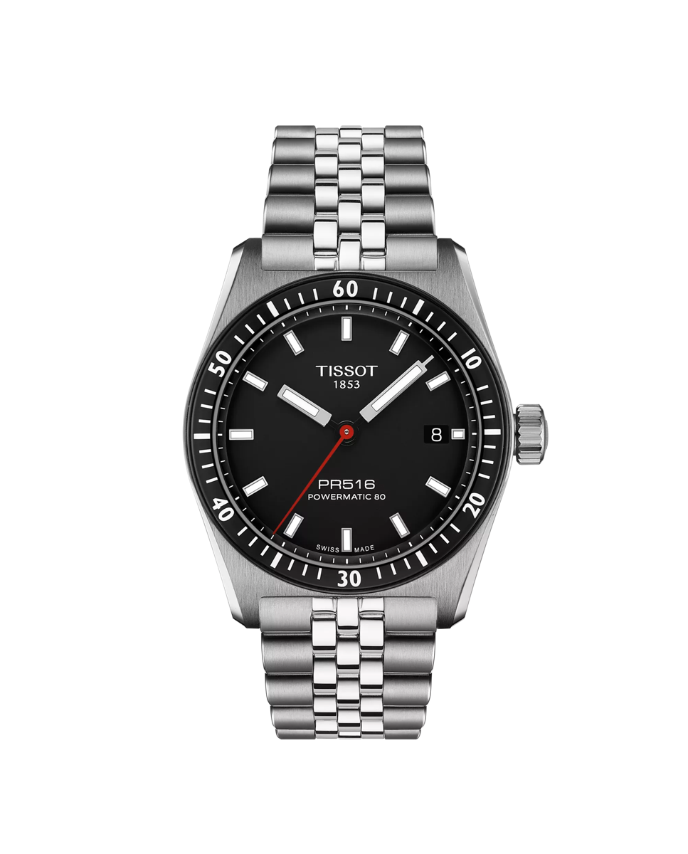 Reloj de hombre PR516 automático de acero plateado · Tissot · El Corte ...