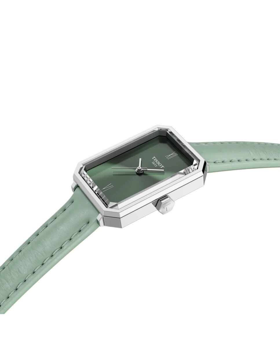 Reloj de mujer tissot srv cuarzo de piel y esfera verde Verde · El ...
