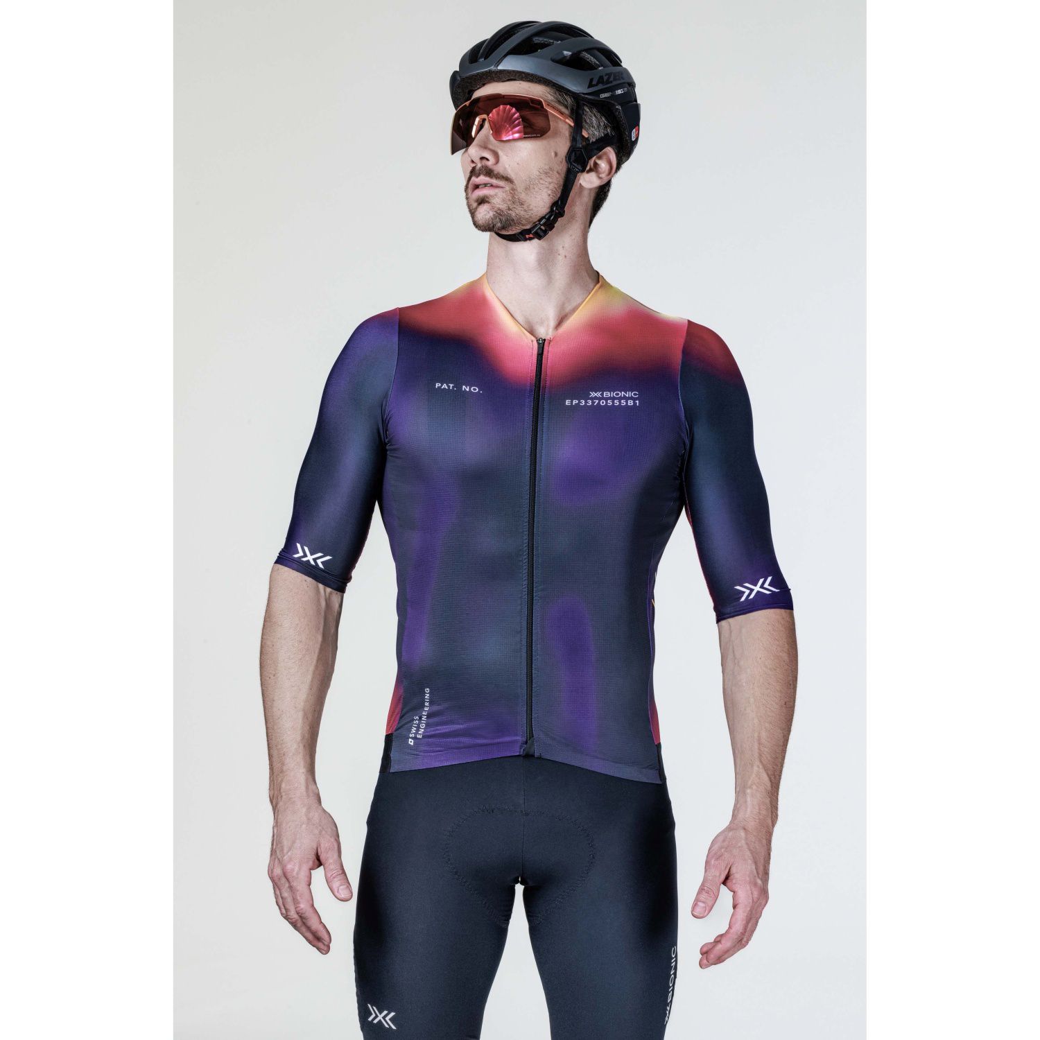 Maillot de ciclismo de hombre COREFUSION AERO X-Bionic Morado · El ...