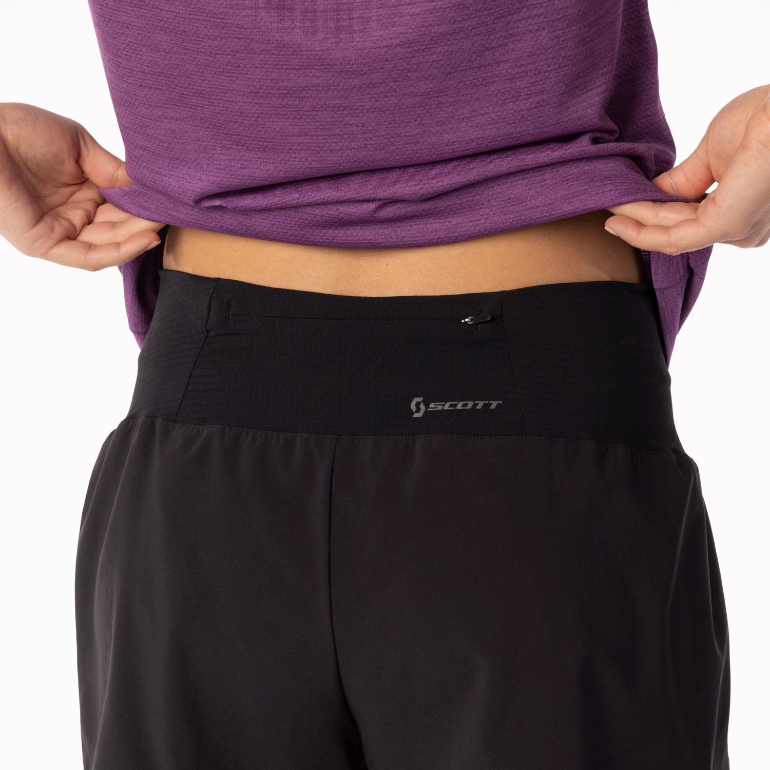 Short de trail running de mujer HYBRID ENDURANCE TECH Scott Negro · El ...
