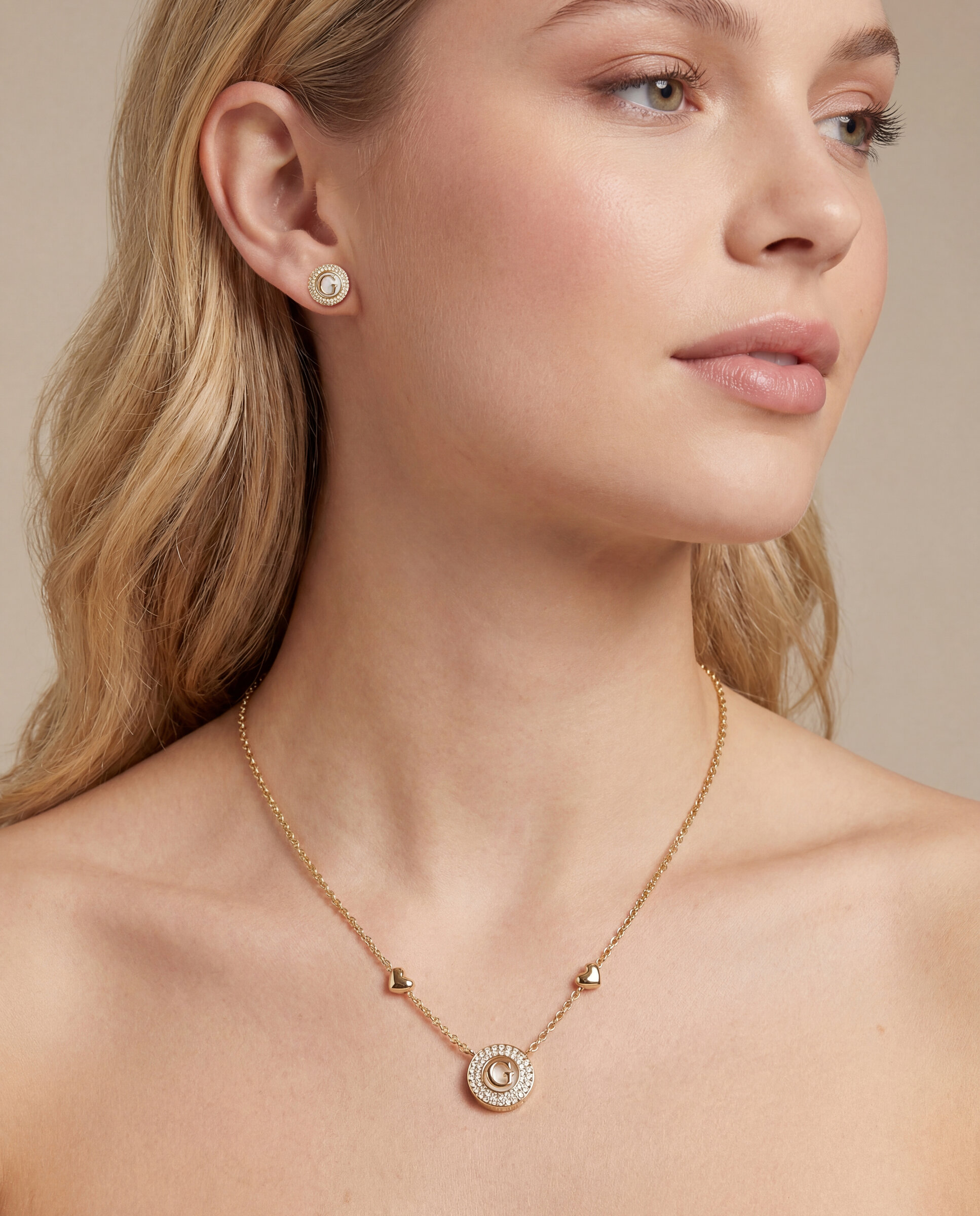 Collar g talisman de acero dorado Oro Guess · El Corte Inglés