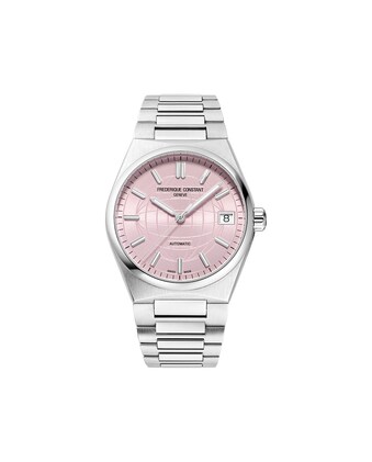 Reloj de mujer Highlife ladies automatic esfera rosa y caja acero ...