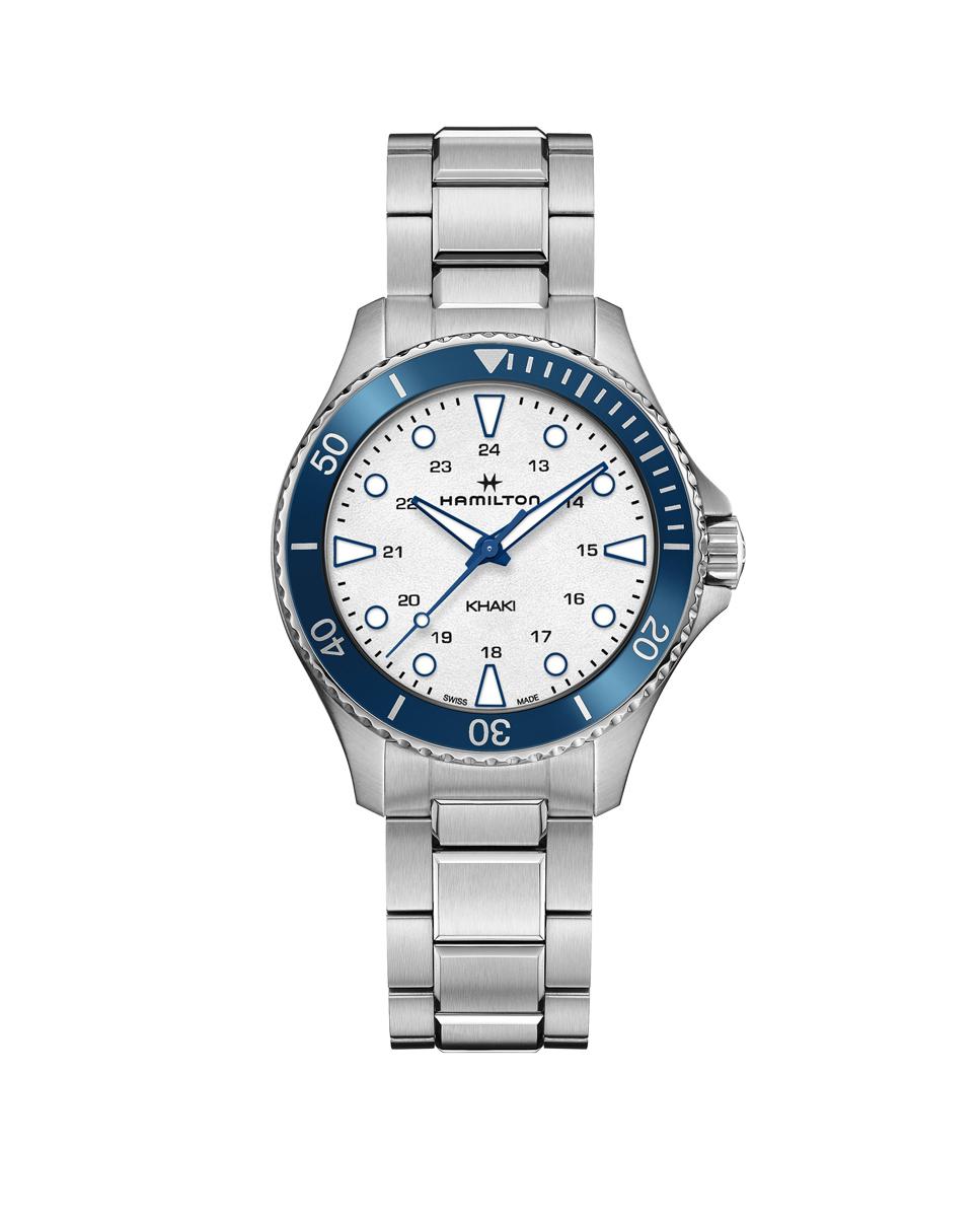 Reloj de hombre khaki navy scuba de 37 mm h82231150 de acero Plata ...