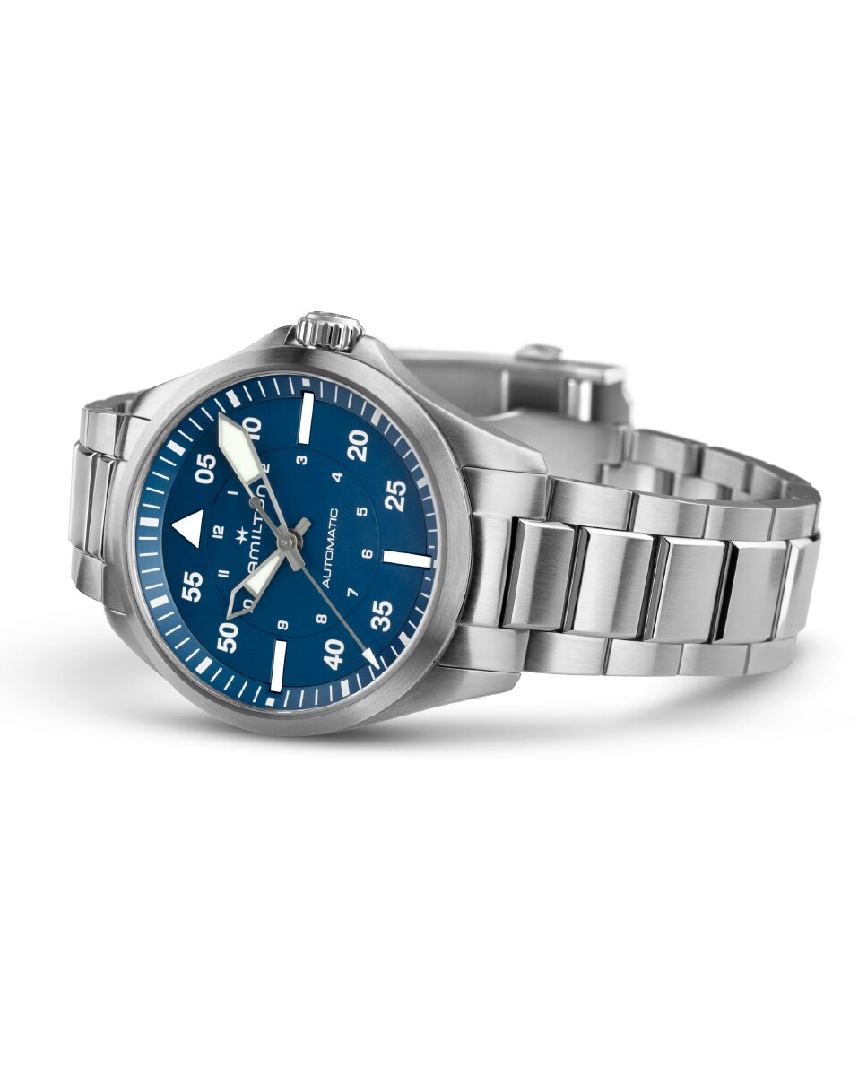 Reloj de hombre automático Khaki Aviation Pilot de 39 mm H76305140 de ...