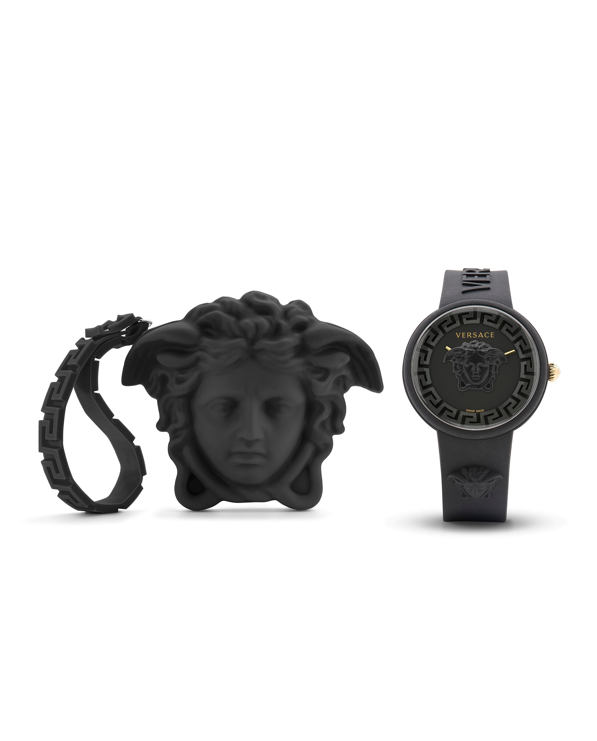 Reloj de mujer Medusa pop VE6G00223 de silicona y correa negra Negro ...
