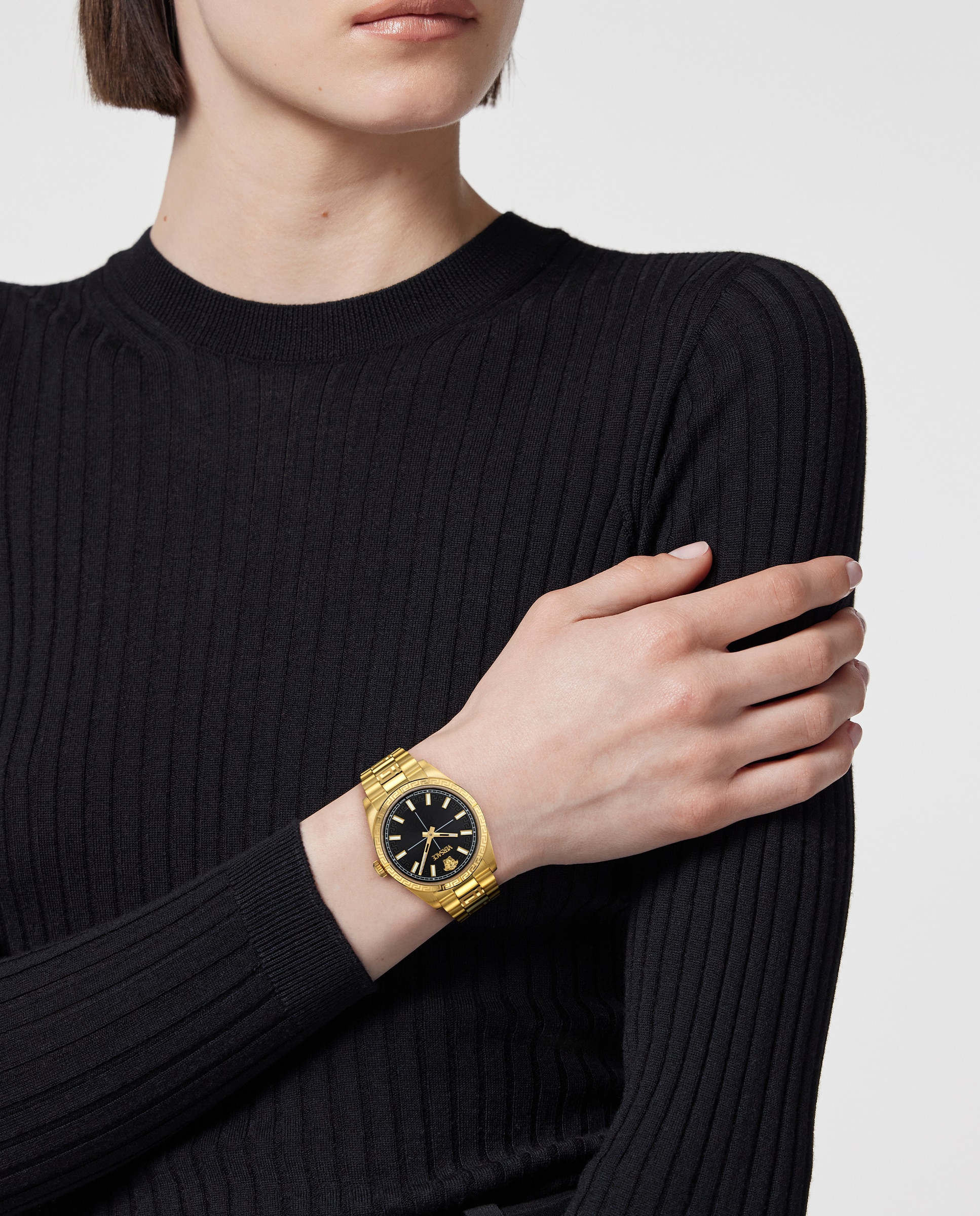 Reloj de mujer Millenyium lady VE0E00625 de acero y correa dorada Oro ...