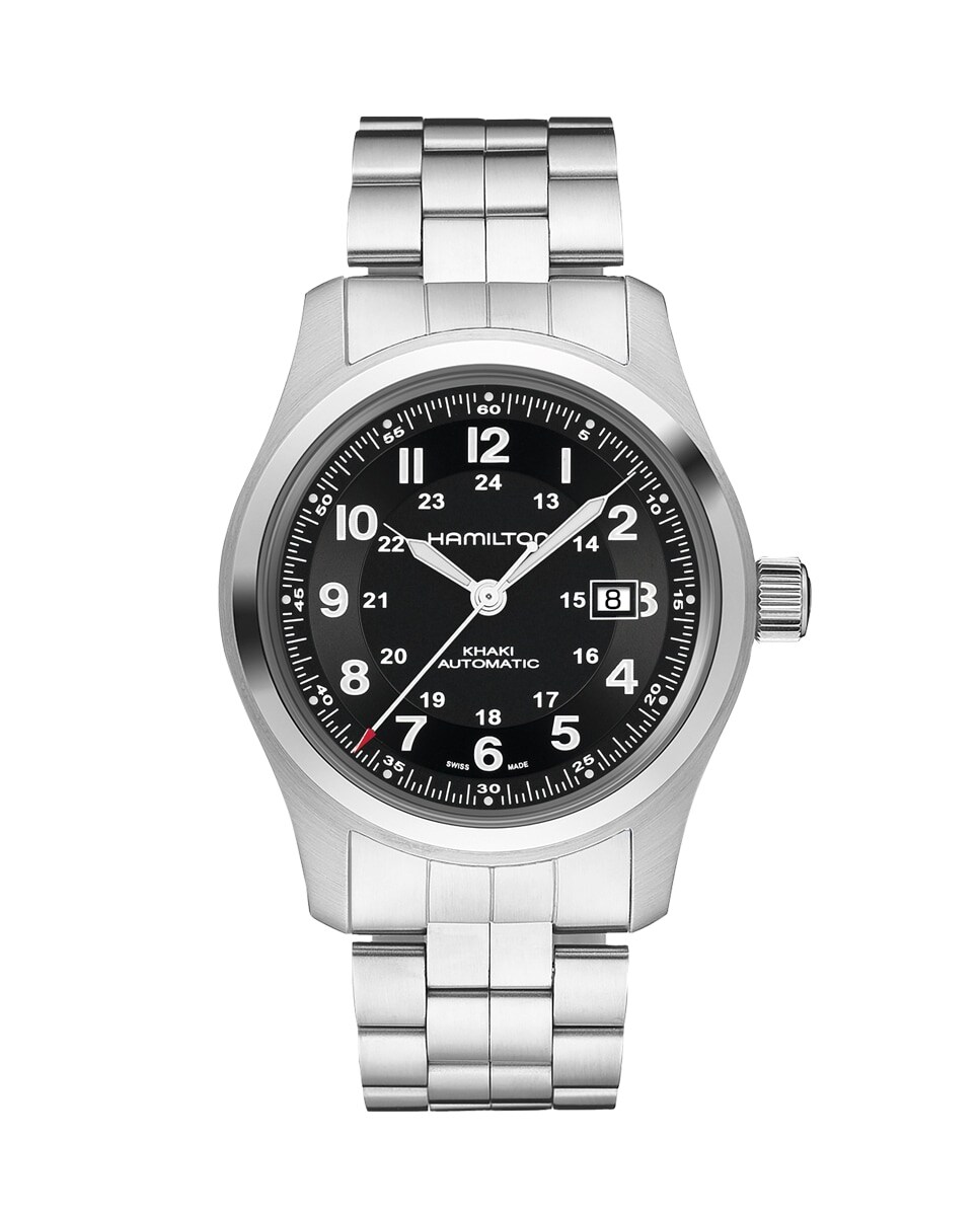Reloj de hombre automático Khaki Field de 42 mm de acero H70515137 con ...