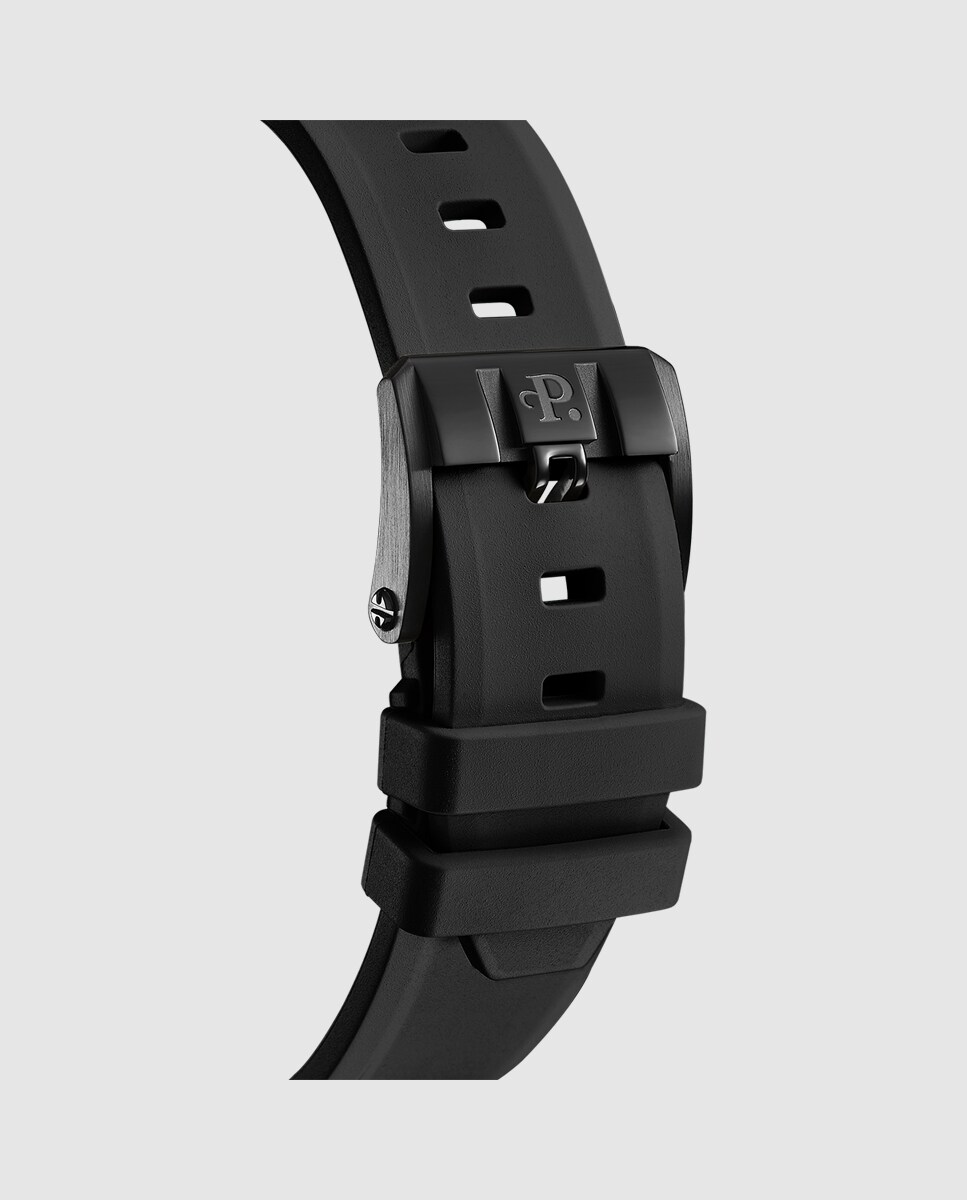 Reloj de hombre A4067/6 Turbine Titanium de caucho negro · Perrelet ...