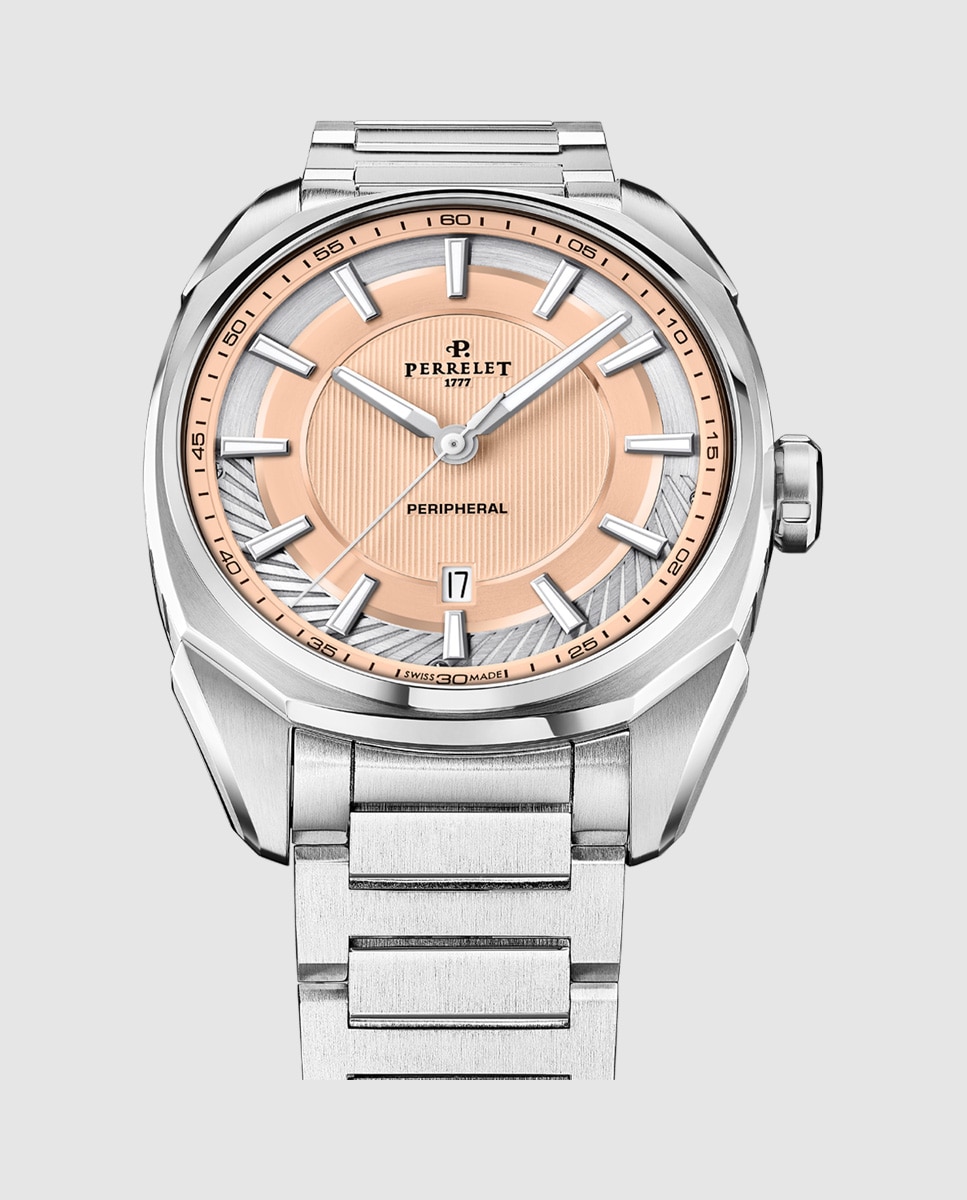 Reloj de hombre a1100/e lab peripheral de acero Plata Perrelet · El ...