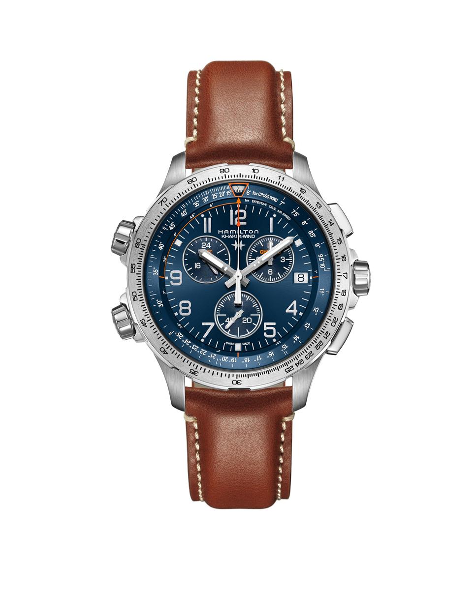 Reloj de hombre Khaki Aviation X-Wind de 46 mm H77922541 con cronógrafo ...
