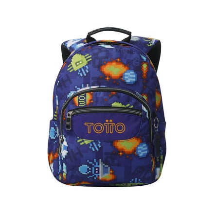 Mochila Totto Tempera Space Blue Pequeña Tablet 10' con capacidad de 11 ...