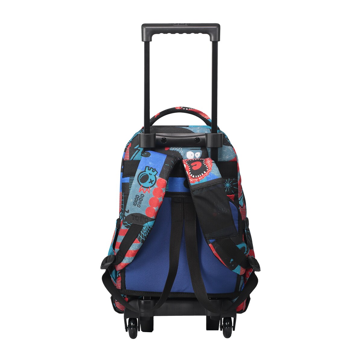 Mochila Totto Resma escolar pequeña ruedas cyber monstruos · Totto · El ...