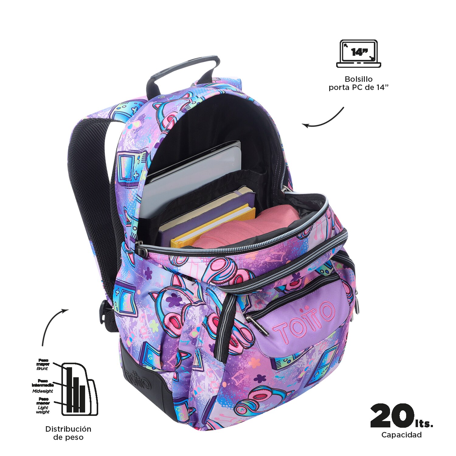 Mochila Totto Rayol escolar · Totto · El Corte Inglés