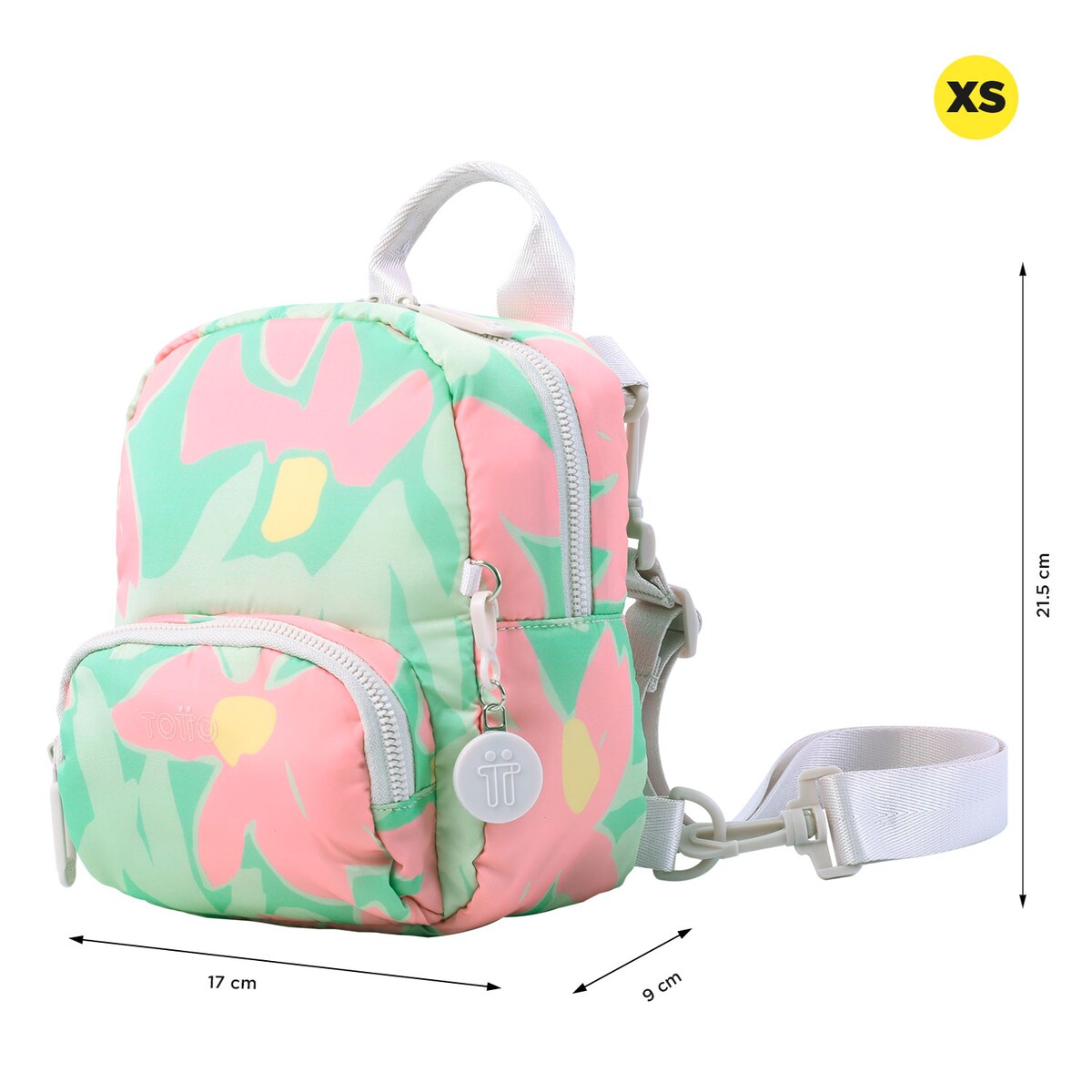 Mini mochila Totto Yuen 2.0 urbana color rosa Dayzies Print · Totto ...