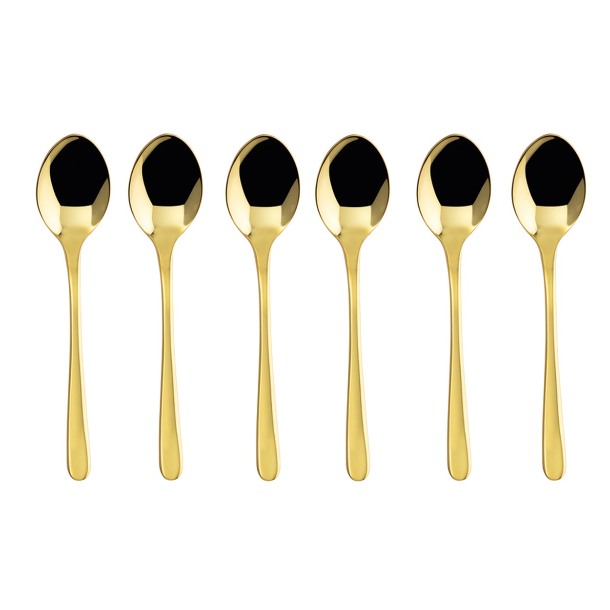 Set de 6 cucharas de café Taste Gold Sambonet Dorado · El Corte Inglés