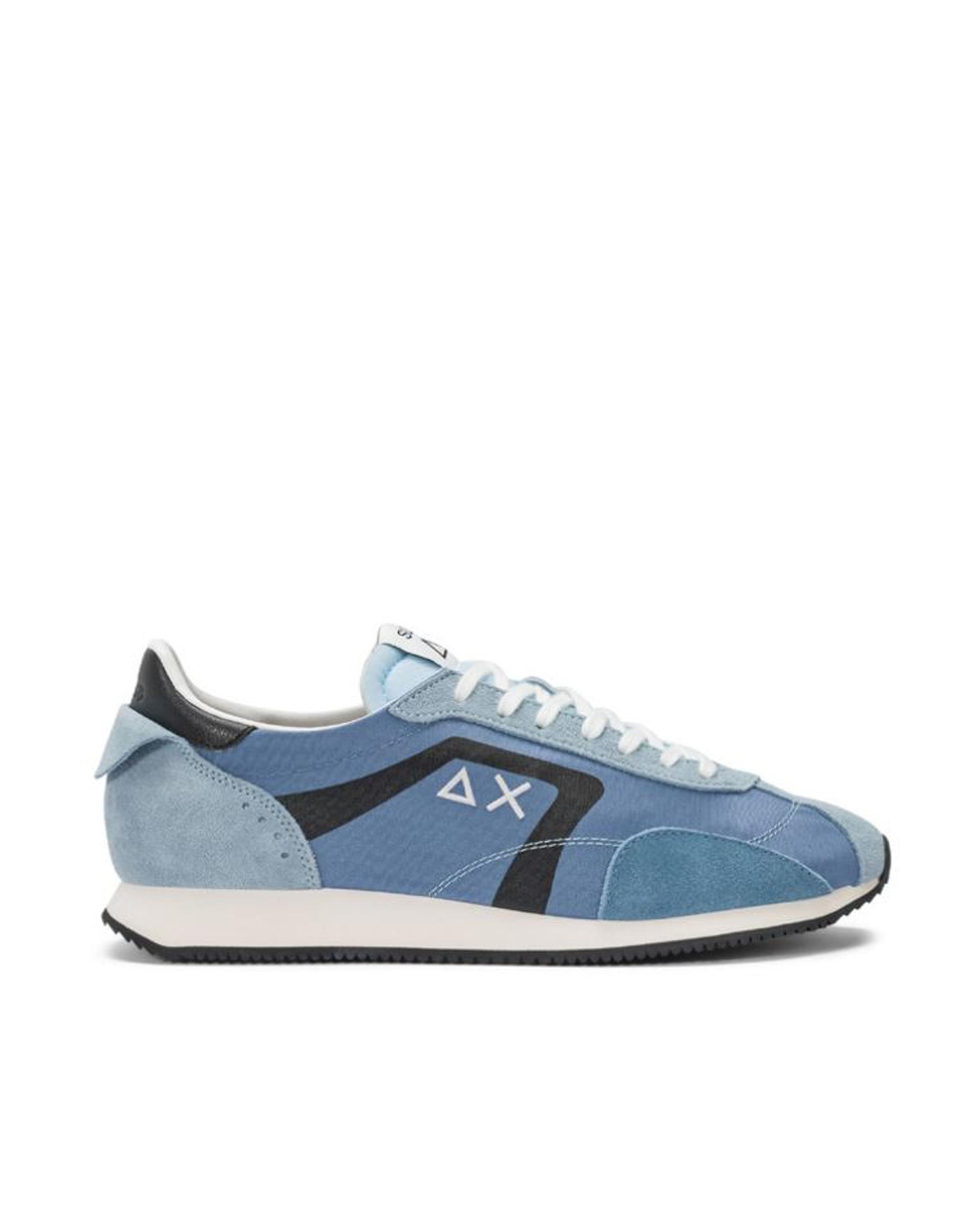 Zapatillas deportivas de hombre combinadas con logo lateral Azul sun68 ...