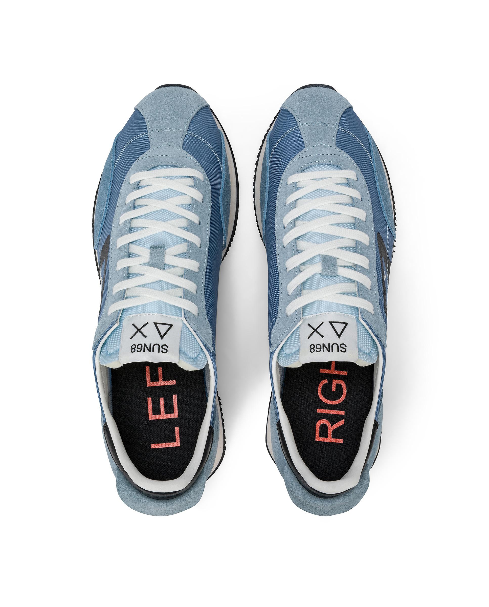 Zapatillas deportivas de hombre combinadas con logo lateral Azul sun68 ...