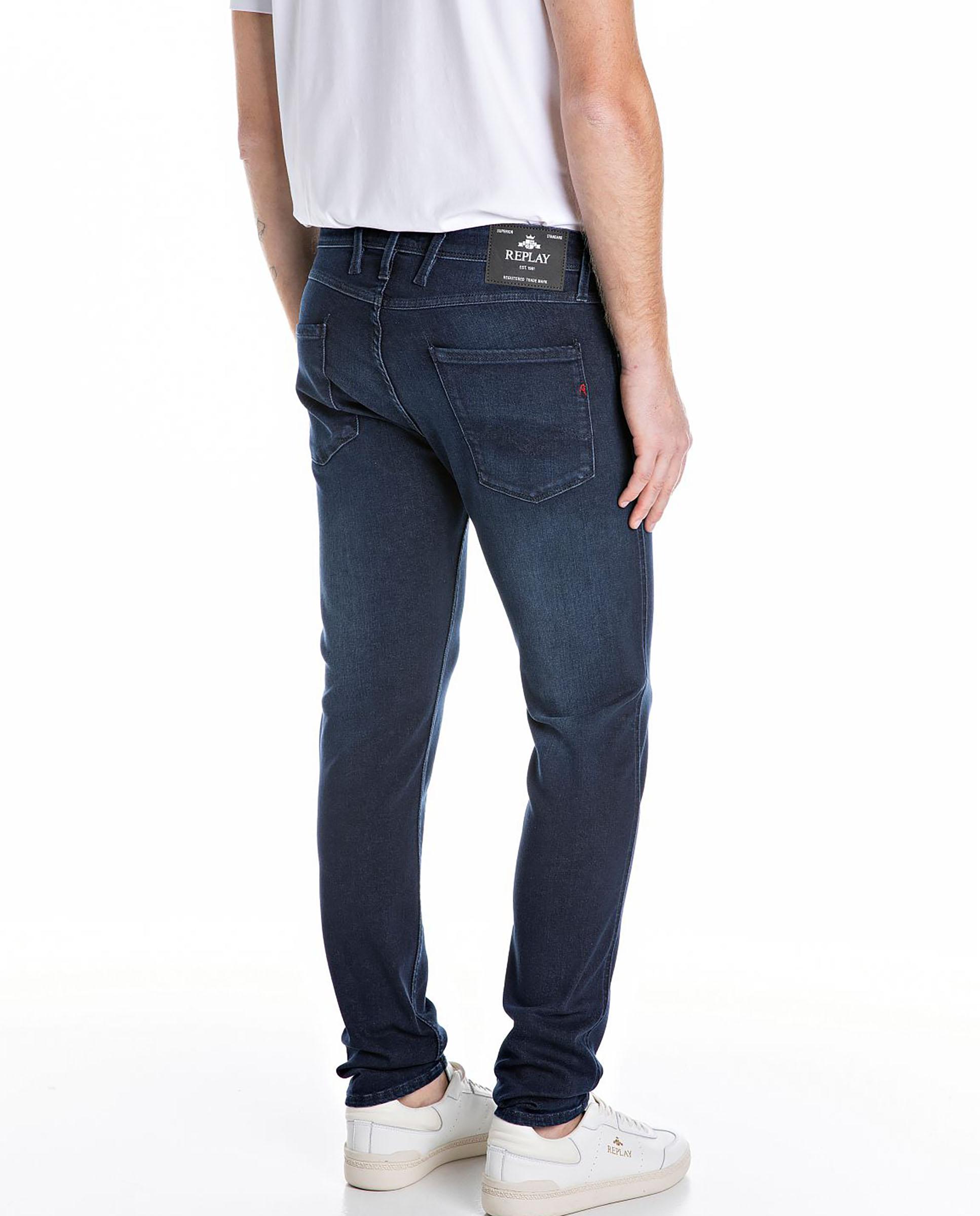 Vaquero de hombre c-stretch con diseño clásico de cinco bolsillos Azul ...