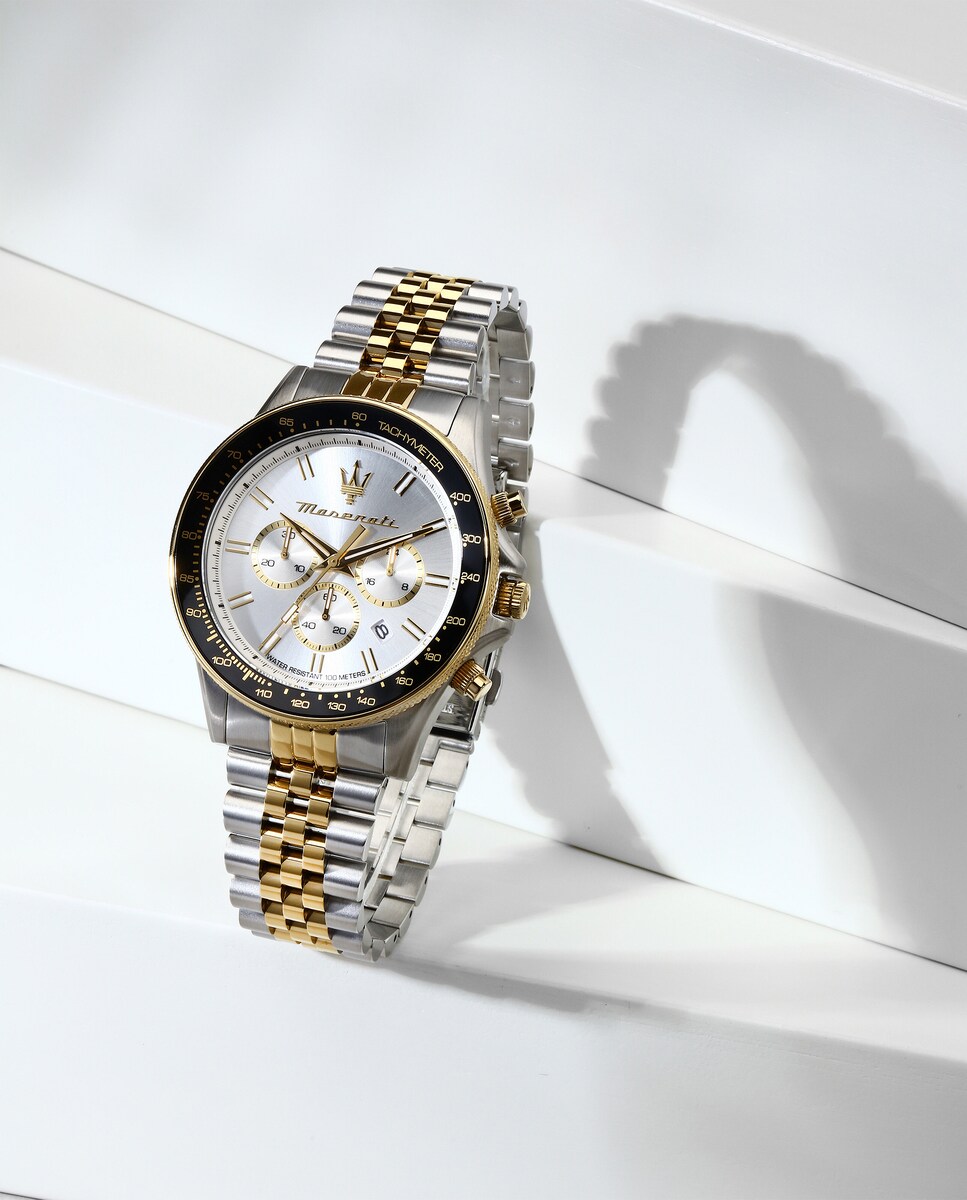 Reloj de hombre Sfida R8873640024 de acero y correa plateada · Maserati ...