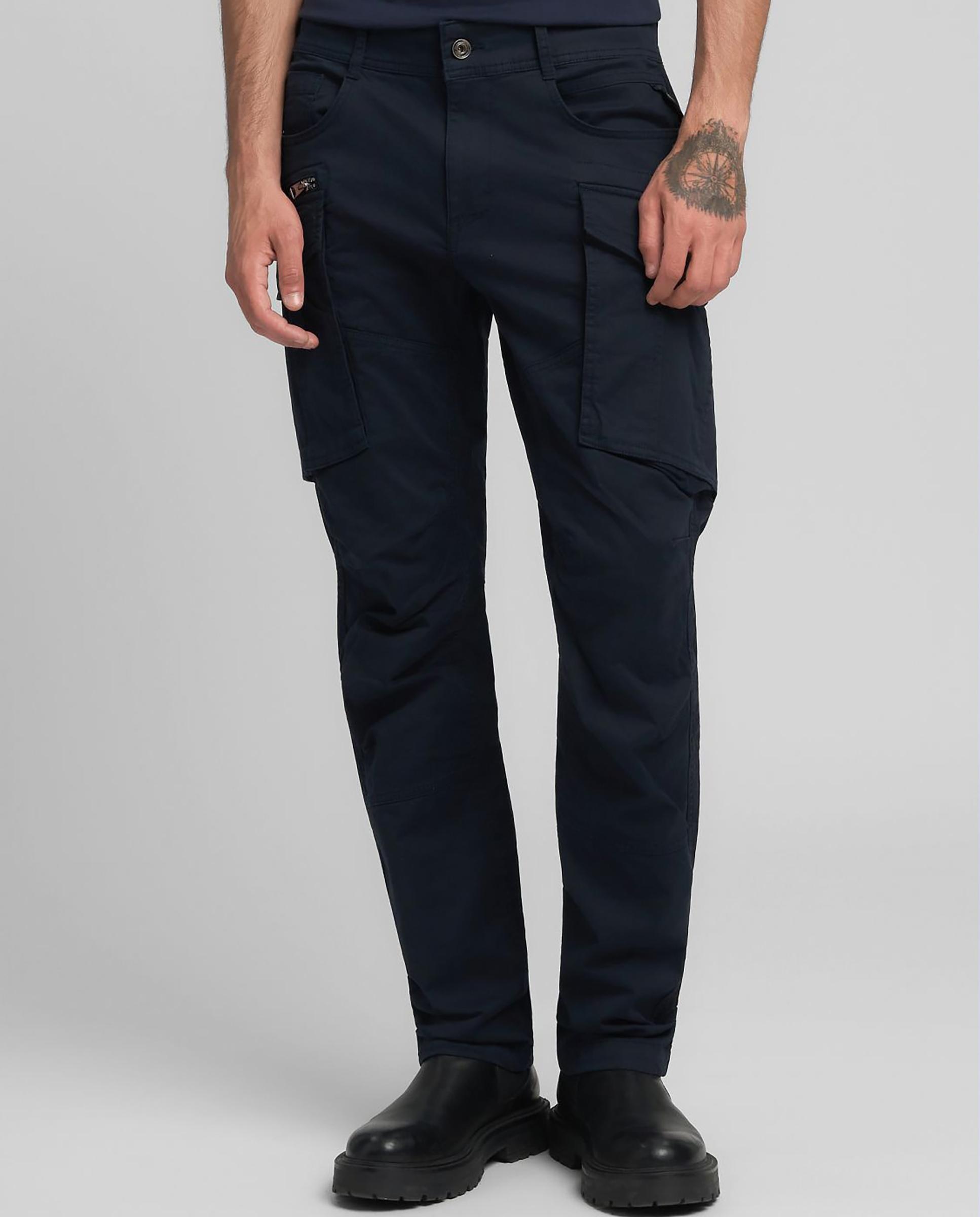 Pantalón cargo de hombre regular Azul oscuro Replay · El Corte Inglés