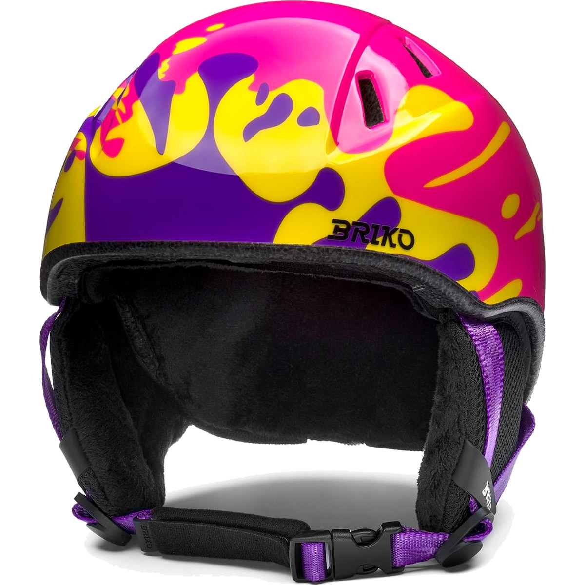 Casco de esquí de Niños Makalu Graphik Briko Morado · El Corte Inglés