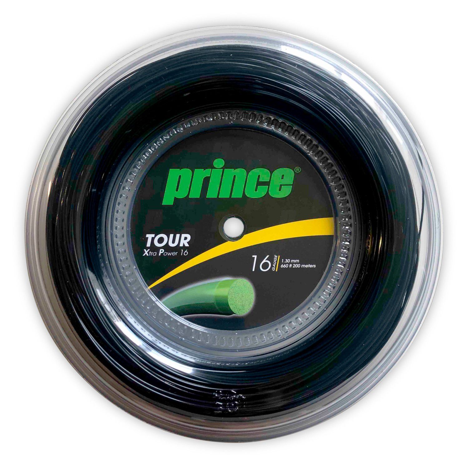 Cordaje de tenis TOUR XP 16 1.30 mm 200M Prince Verde · El Corte Inglés