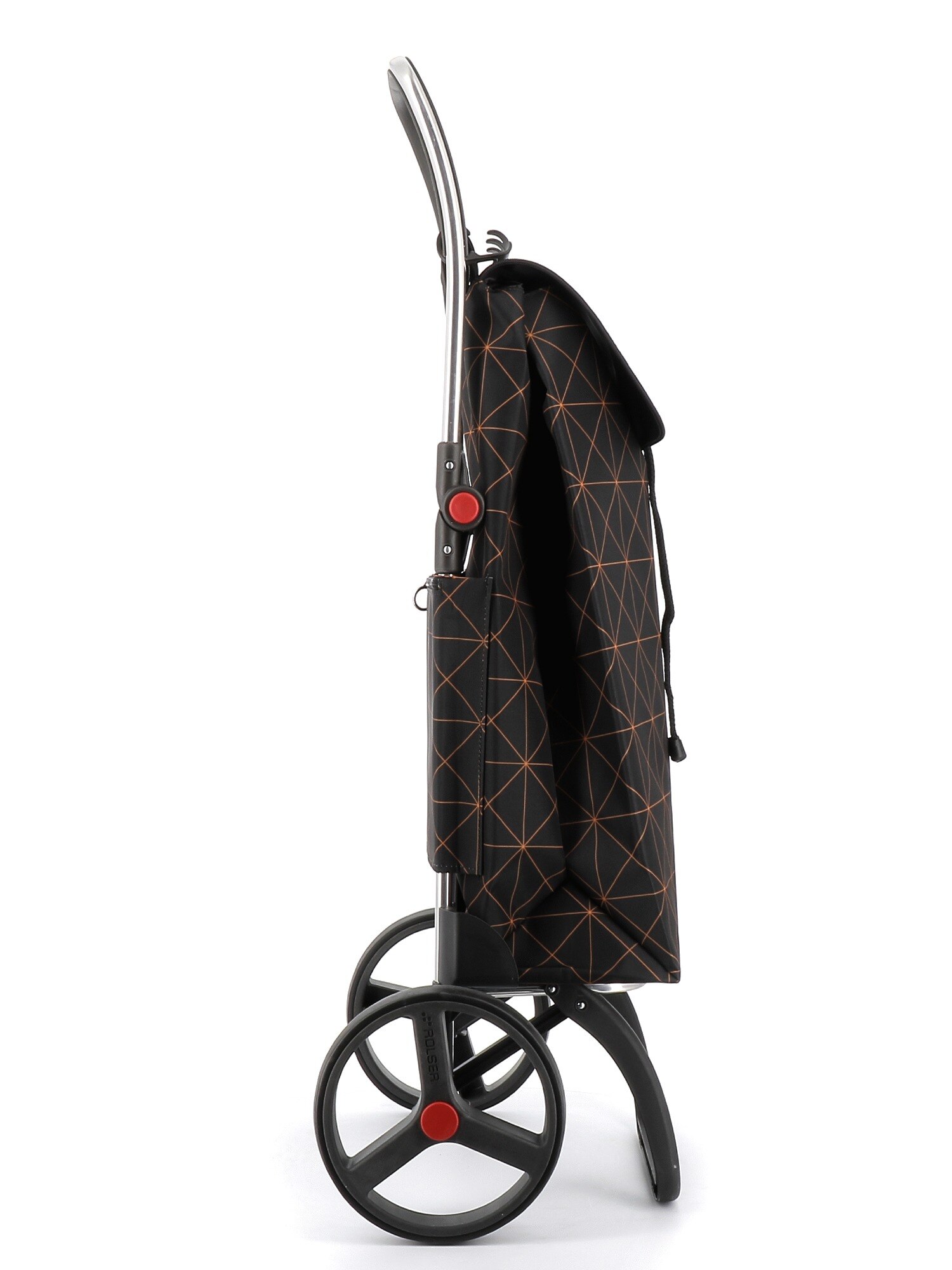 Carro de la compra I-Max Star 2 Ruedas Grandes Plegable Rolser Naranja ...