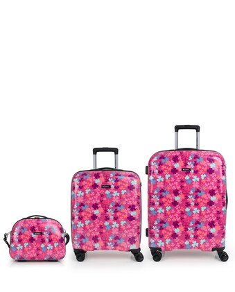Juego de maletas de (cabina, mediana y neceser) CLOVER rígidas con ...