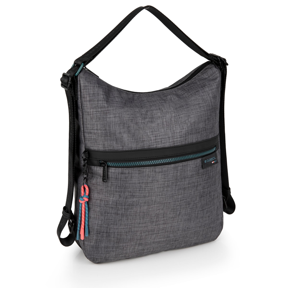 Bolso-mochila shani con bolsillo trasero Gris Gabol · El Corte Inglés