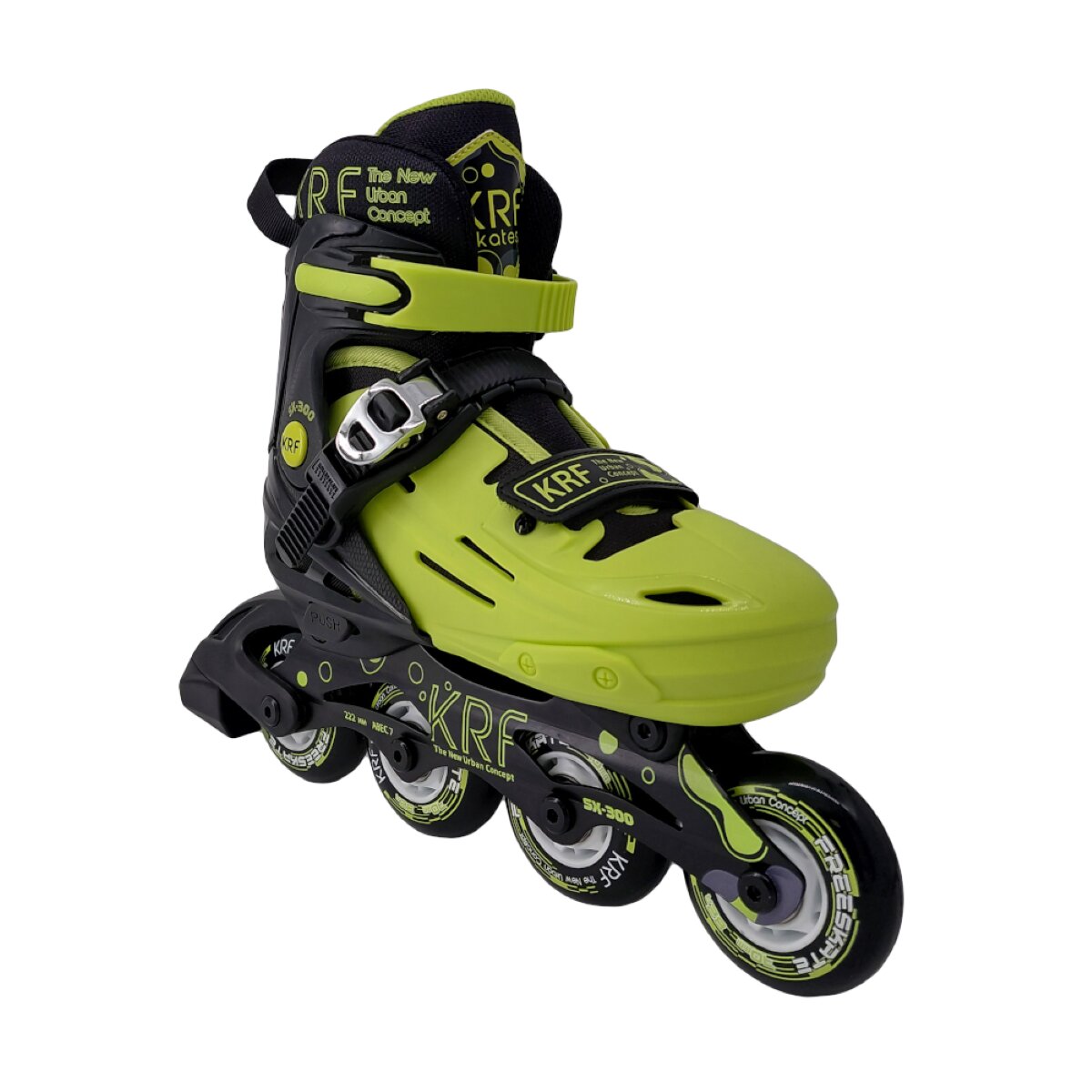 Patín freeskate ajustable Hard SX-300 KRF Verde · El Corte Inglés