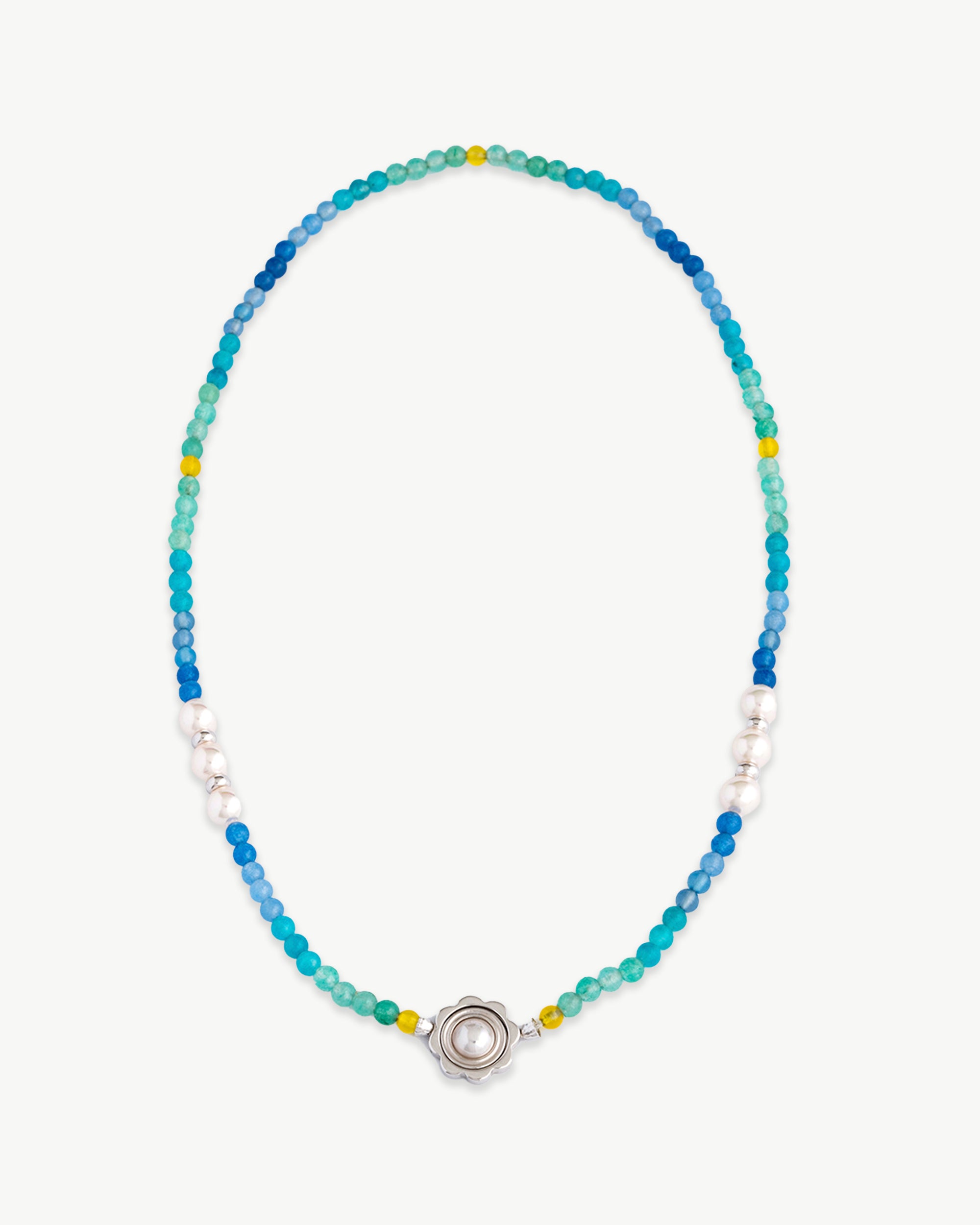 Collar majorica color pop azul Plateado · El Corte Inglés