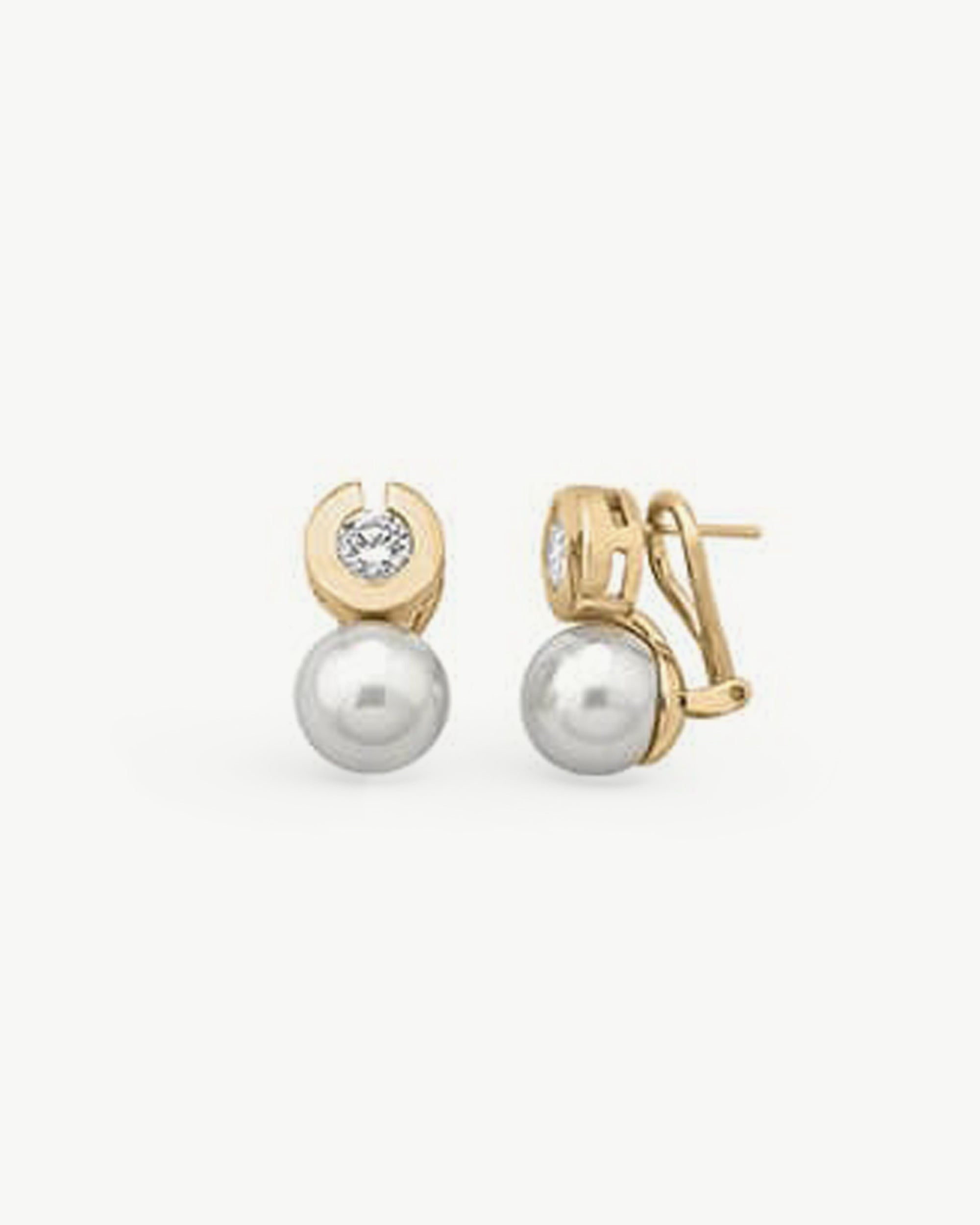 Pendientes majorica perla y circonitas exquisite Plateado · El Corte Inglés