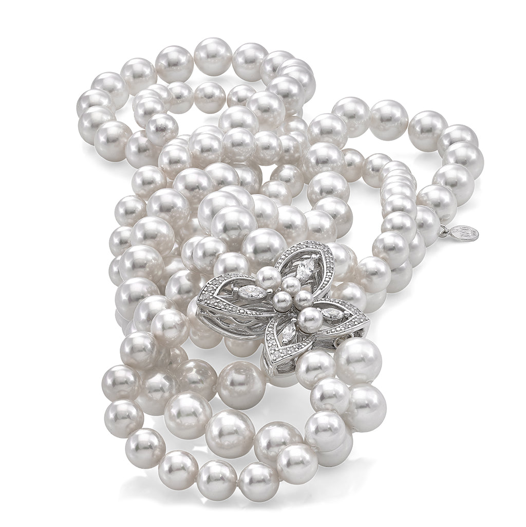 Collar majorica perlas 8-10mm danzarina Perla · El Corte Inglés