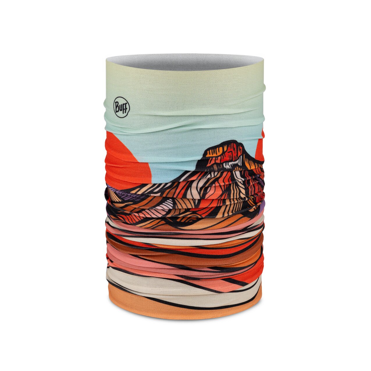 Braga de cuello unisex Coolnet UV Buff Rojo / Verde · El Corte Inglés